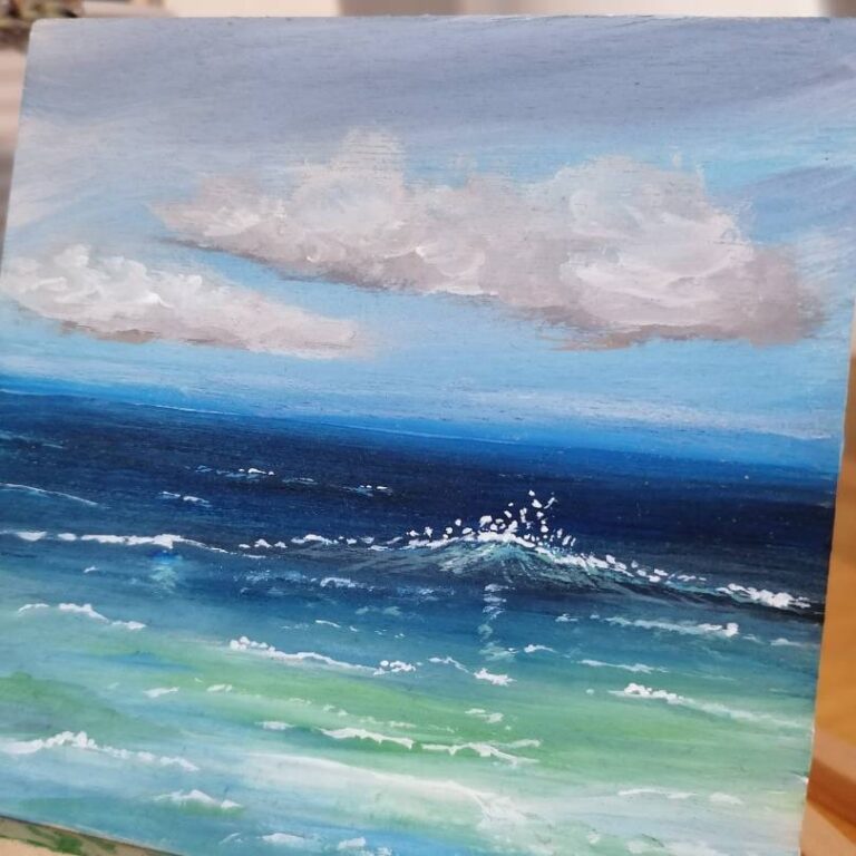 Acrylmalerei Anfänger: Wolken & Himmel malen lernen